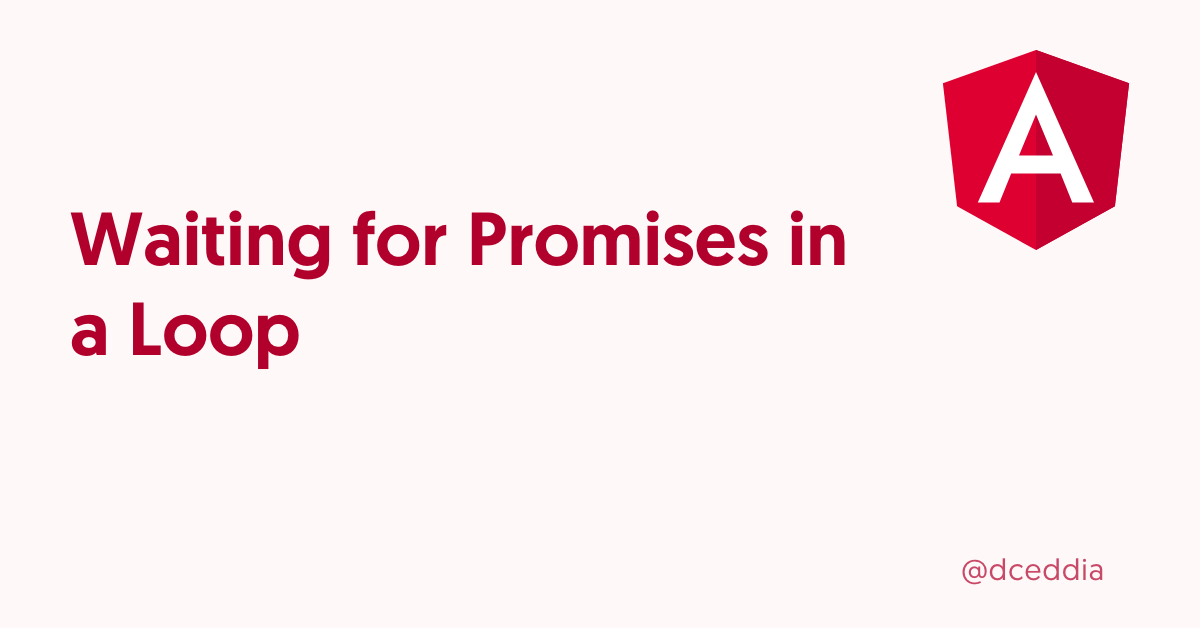 Waiting For Promises In A Loop 2263